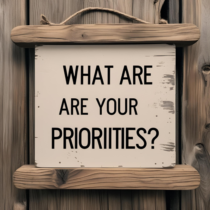 Our Priorities for Jesus