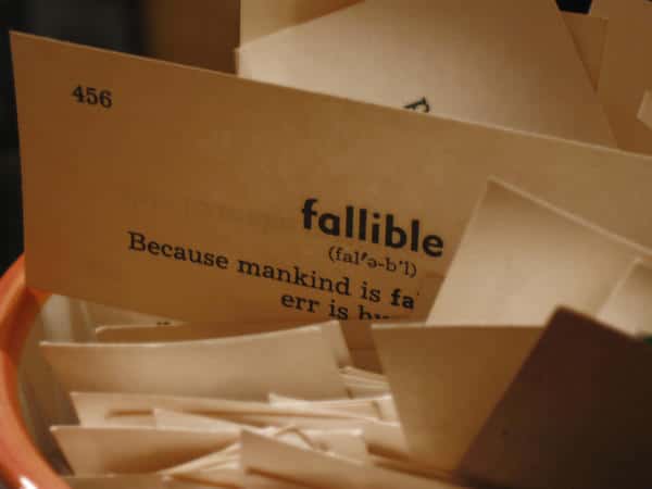 “Ultimately, all institutions are made up of fallible humans. And all ...